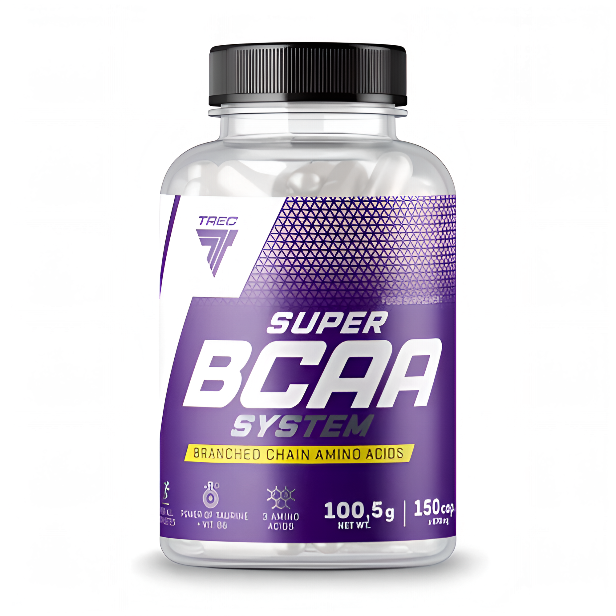 BCAA Trec Nutrition Super BCAA System, нейтральный 150 капсул