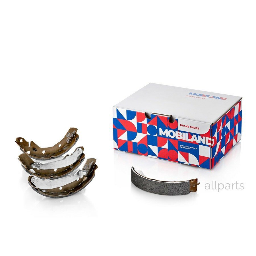 MOBILAND 431201390 Колодки тормозные барабанные (4 шт.) для а/м DAEWOO MATIZ (M100, M150), MATIZ (M200, M250) (180x31)