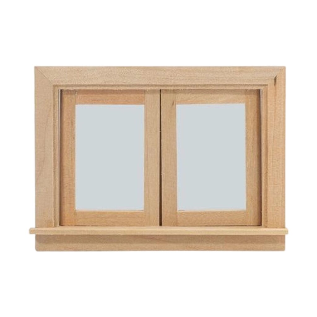 Настраиваемые деревянные двери и окна 1:12 для художественного моделирования