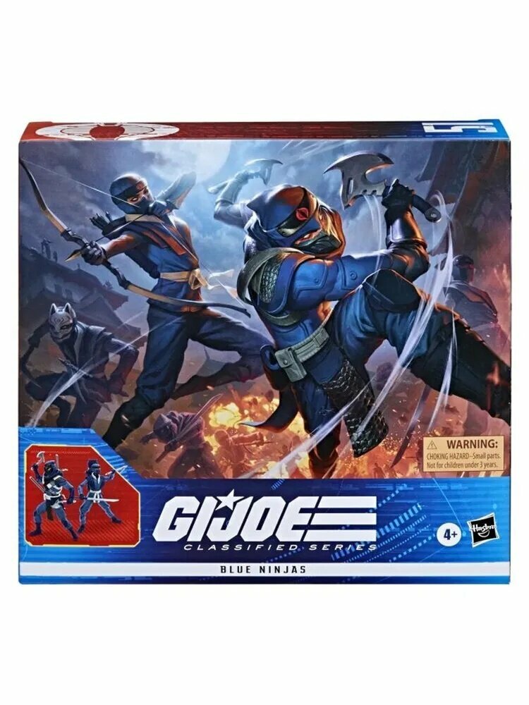 Фигурки Hasbro 6 Inch G.I. Joe Classified Series Action Figures Blue Ninja (Female)#51(Солдат Джо)