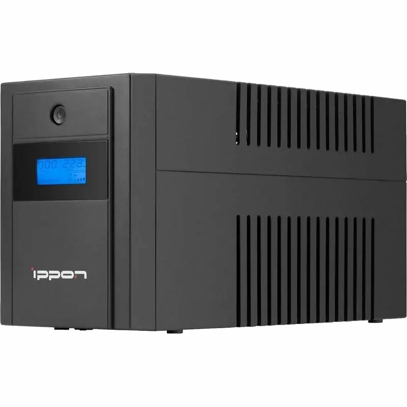ИБП Ippon Back Basic 1200 LCD Euro 600Вт 1200ВА черный(1687965)