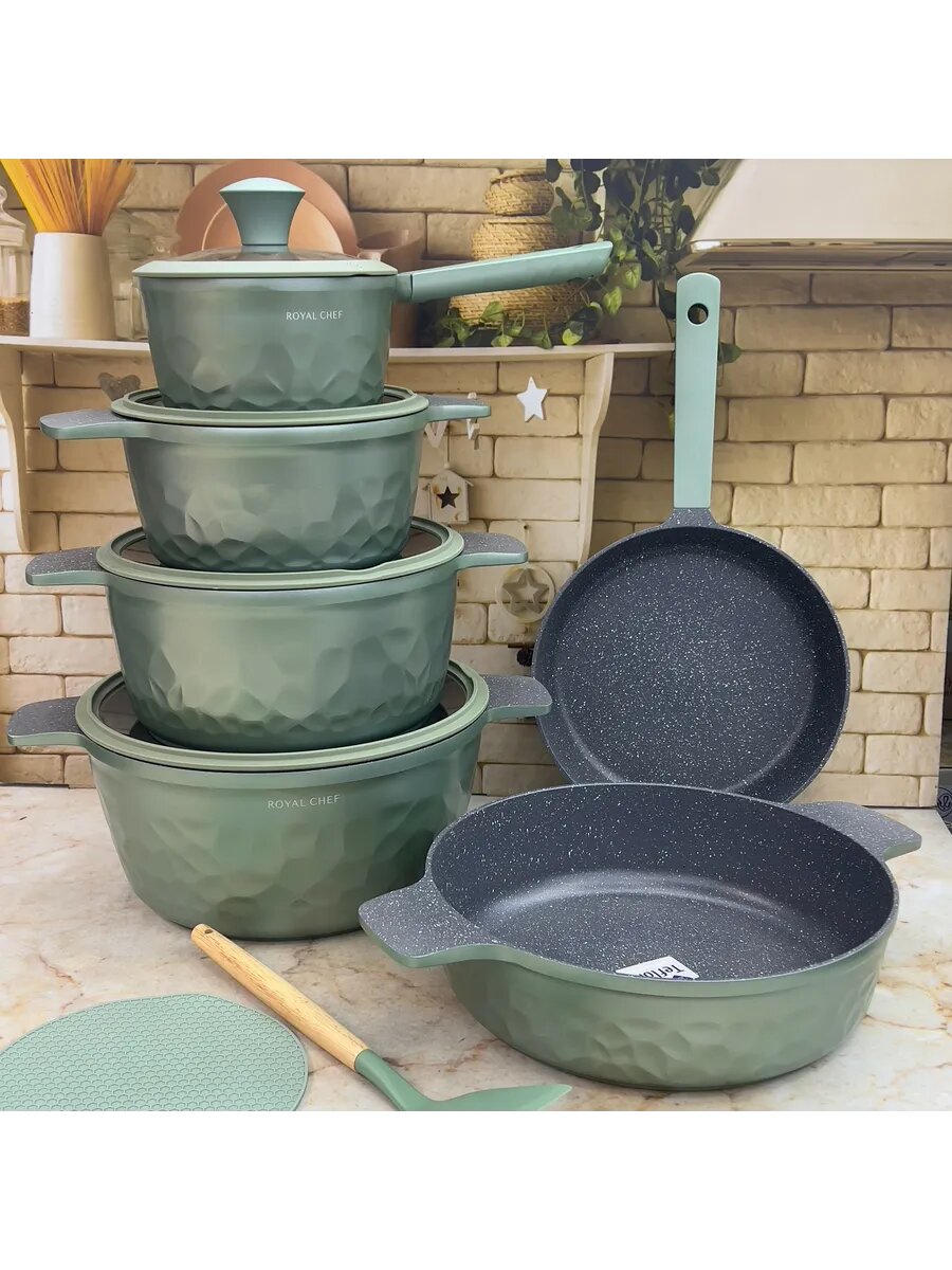 Набор посуды для готовки 14 предметов