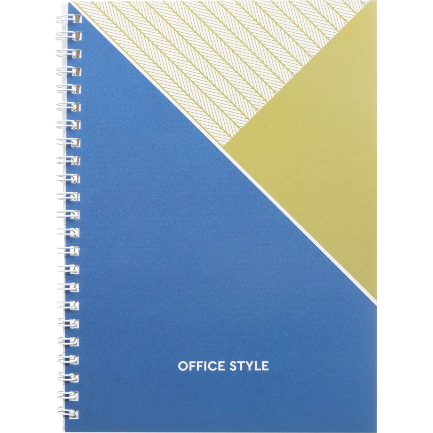 Бизнес-тетрадь А5.48л, обл. карт, греб, кл, Attache Economy, Office Style, голубая