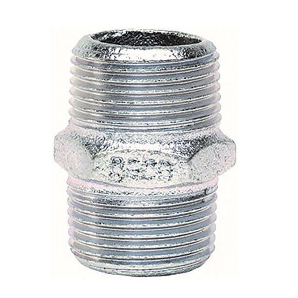 Ниппель для труб оцинкованный Gebo 1 1/4" РН