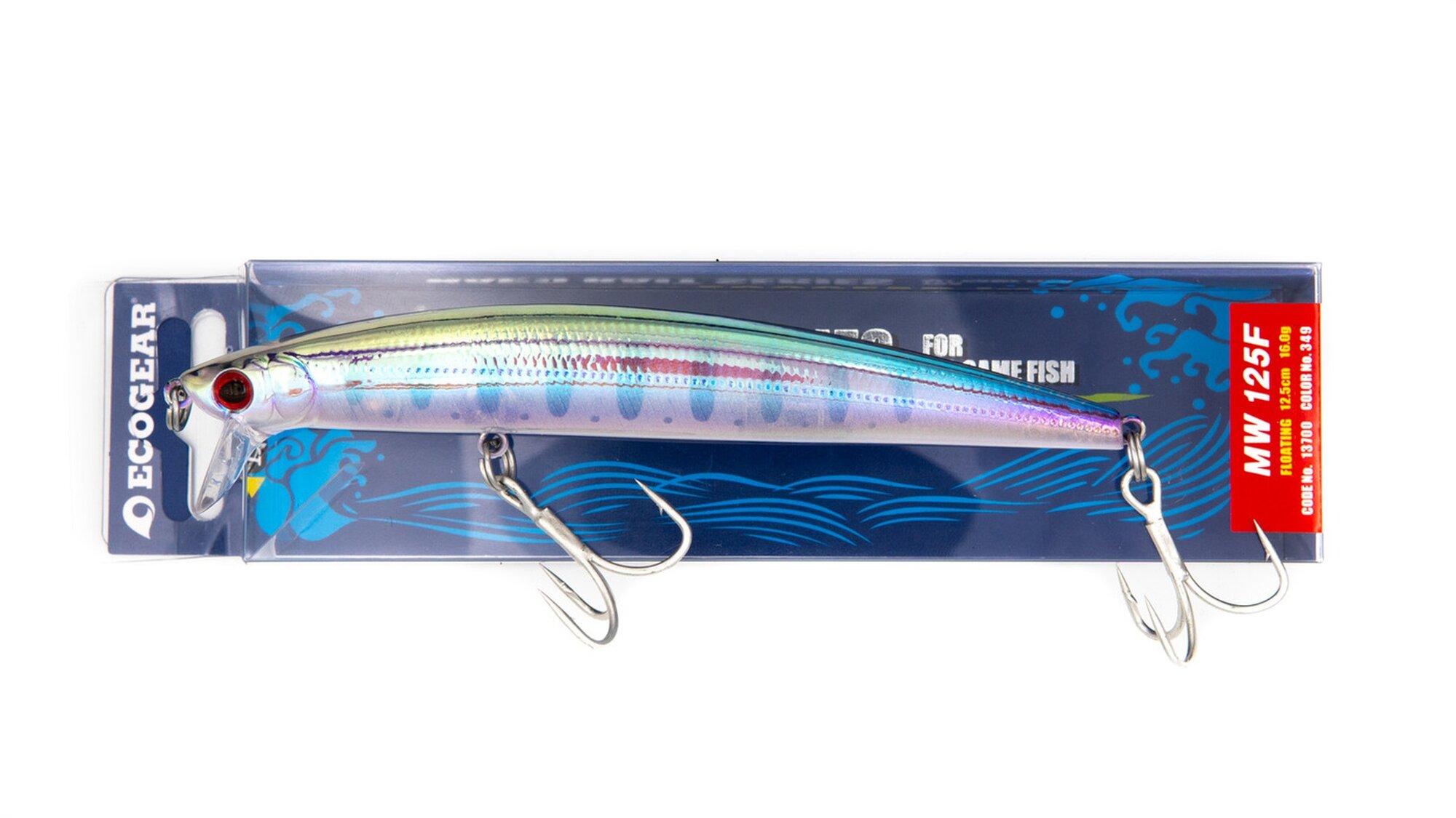 Воблер-минноу для рыбалки ECOGEAR MW 125F, вес 16 гр, цвет 349