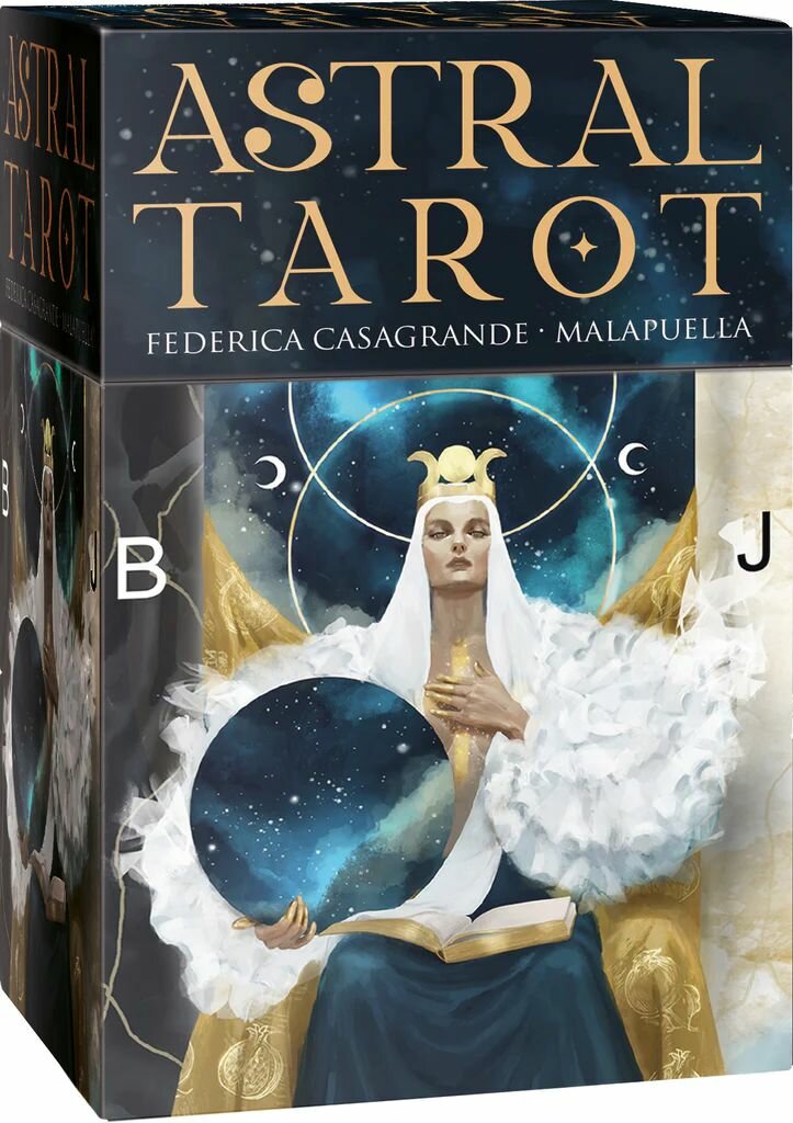 Таро астральное Astral Tarot (на англ. языке) Lo Scarabeo/золотой срез