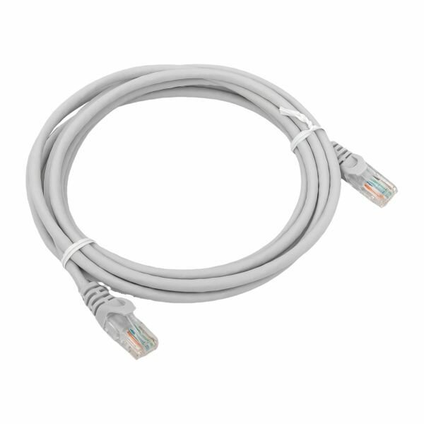 Патч-корд кат.5E UTP неэкранир. LSZH сер. 3.0м TERACOM PRO, EKF TRP-5EUTP-LSH-3M-GY (1 шт.)