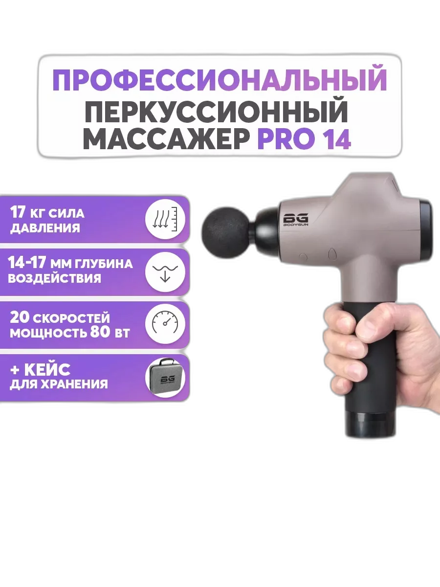 Перкуссионный массажер для тела и спины