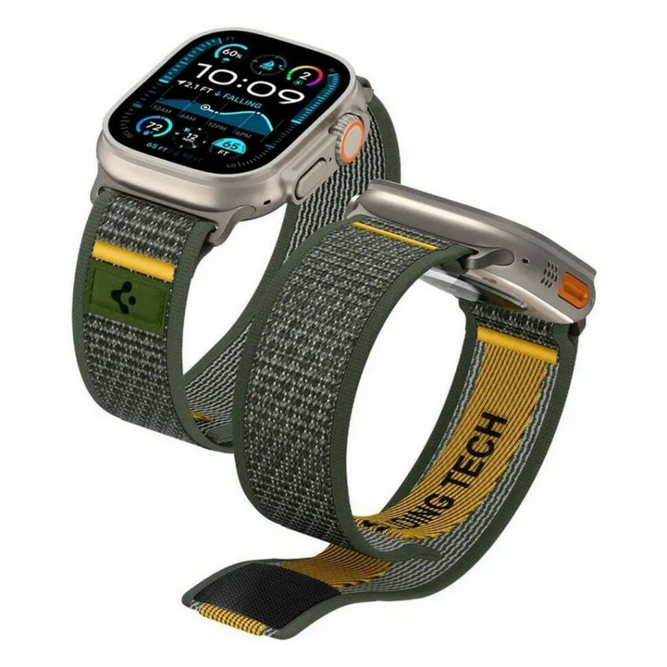 Ремешок Spigen Athlex Air для Apple Watch 42/44/45/49 мм (AMP09035) Green