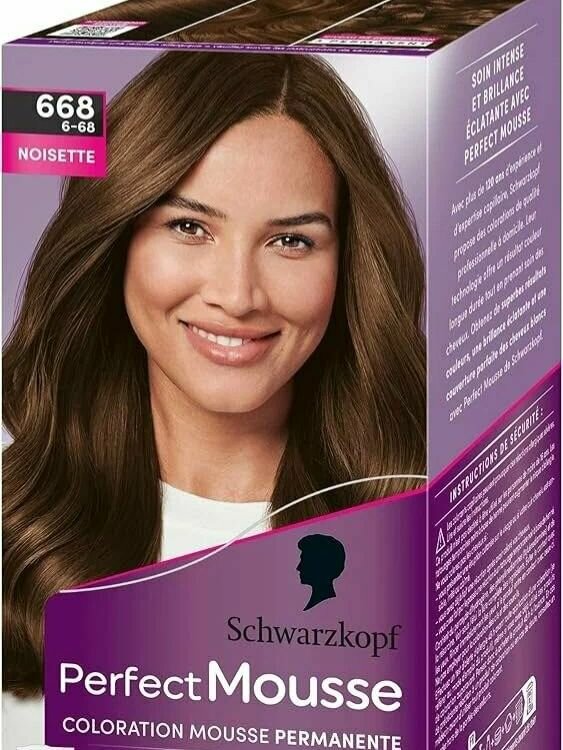 Perfect Mousse Краска для волос стойкая, 668 Лесной орех, 35 мл