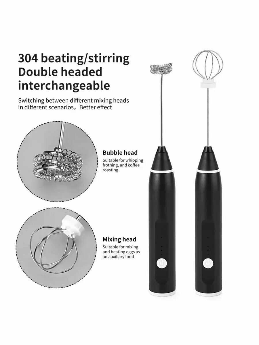 Мини-миксер, венчик для латте