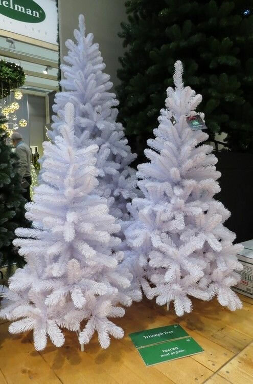 Белая искусственная сосна Санкт-Петербург 120 см, ПВХ, Triumph Tree 72006/1013568