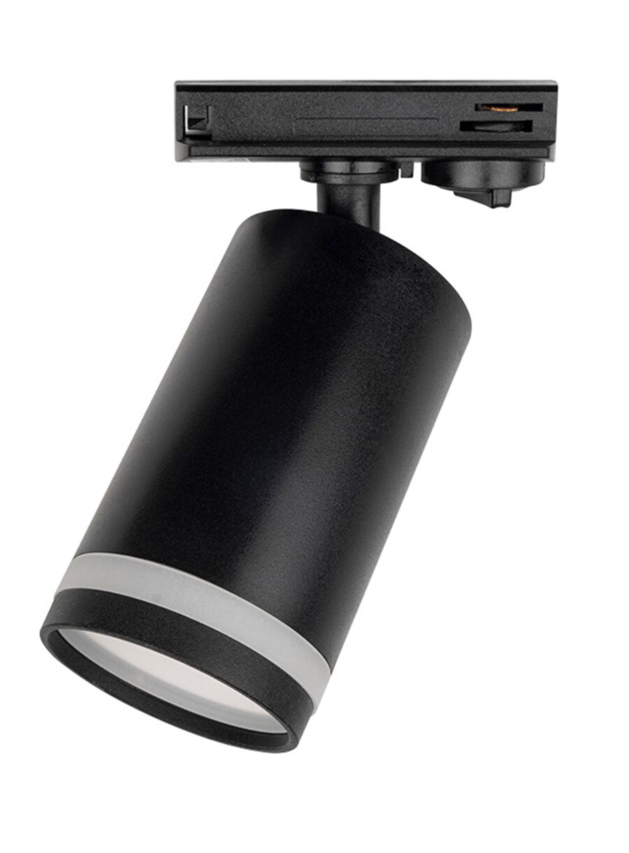 Светильник трековый поворотный Jazzway PTR 38 под лампу GU10 230V IP20 черный .5052277