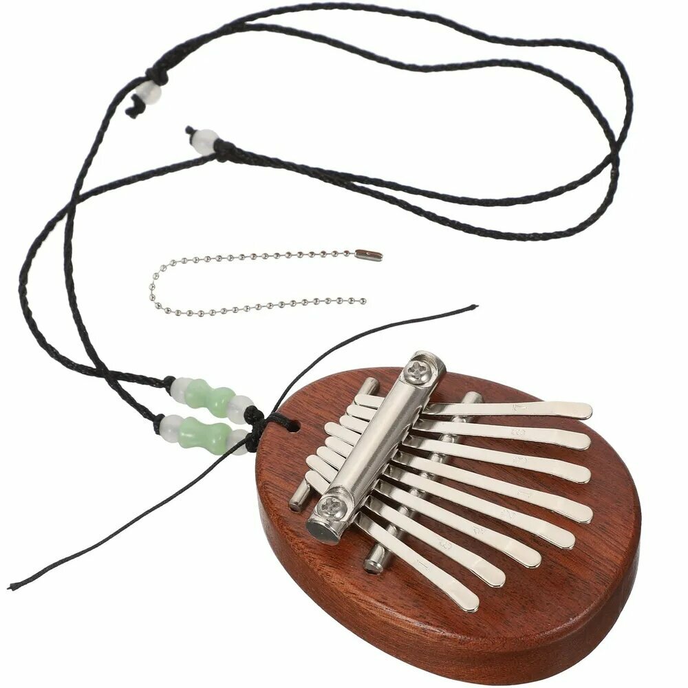 Мини Калимба Для Детей Из Металла И Дерева 8 Ключей 1 Штука