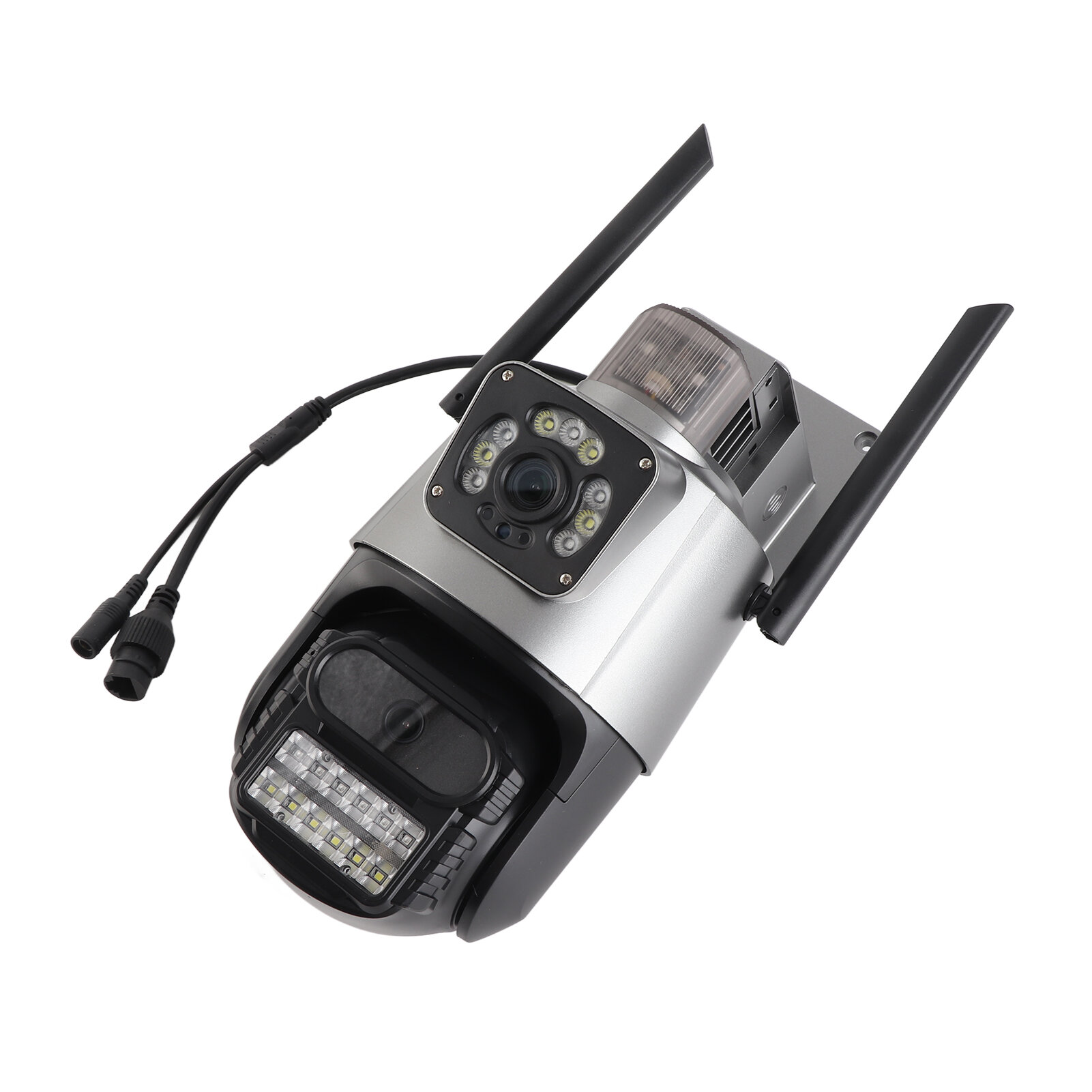 2MP+2MP беспроводной монитор камера с двумя объективами настенное крепление интеллектуальная WiFi камера цветное ночное видение 2-стороннее аудио гуманоидное отслеживание PTZ вращающаяся беспроводная камера безопасности для домашнего офиса на