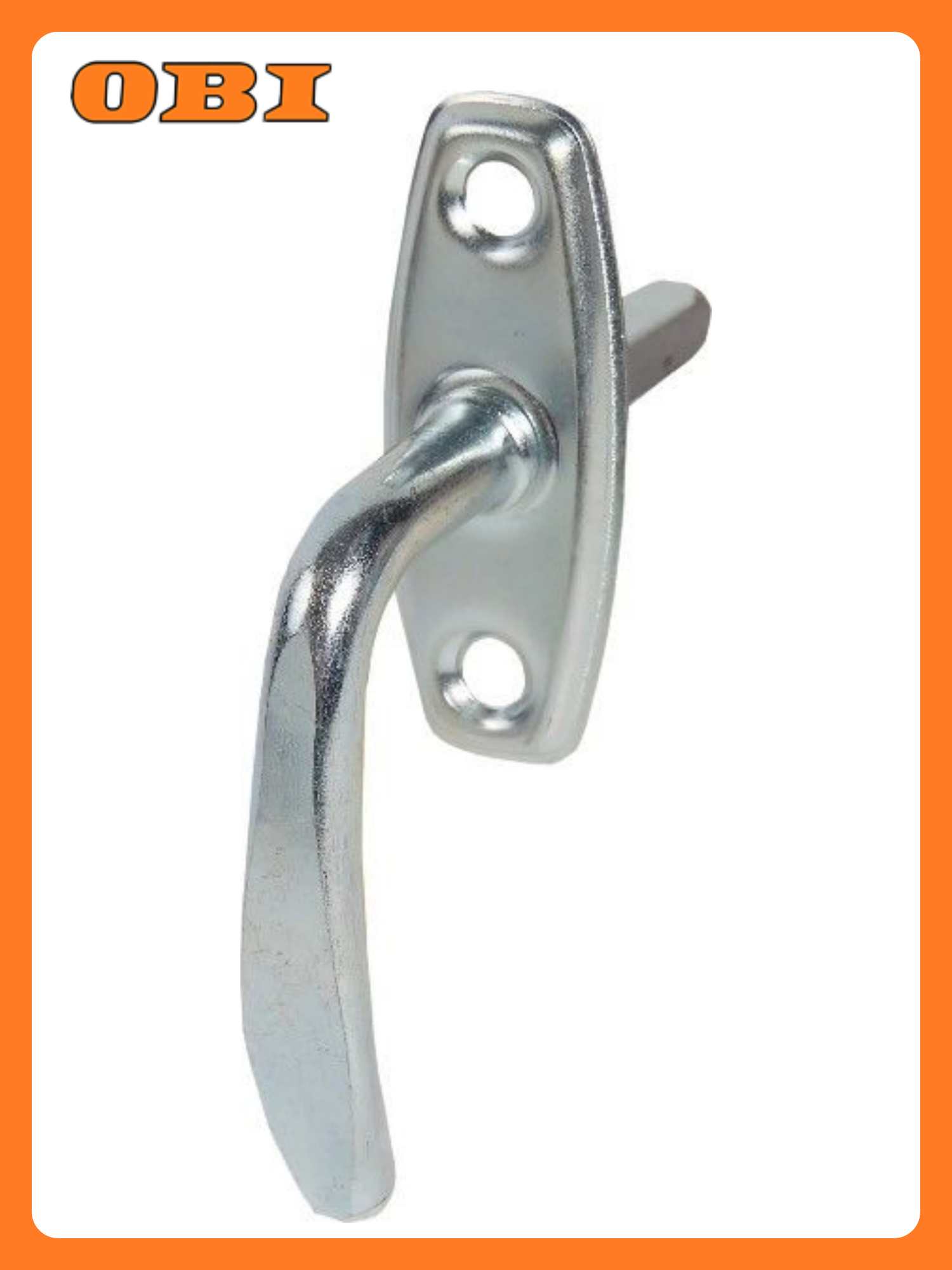 Оконная ручка Левша У1-2159, односторонняя, цинк, длина 70 см