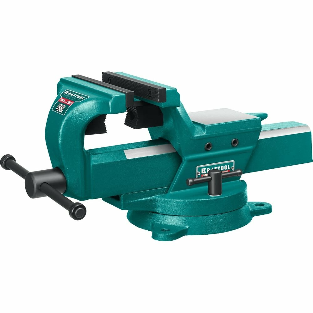 Кованые стальные тиски KRAFTOOL forge-155/200