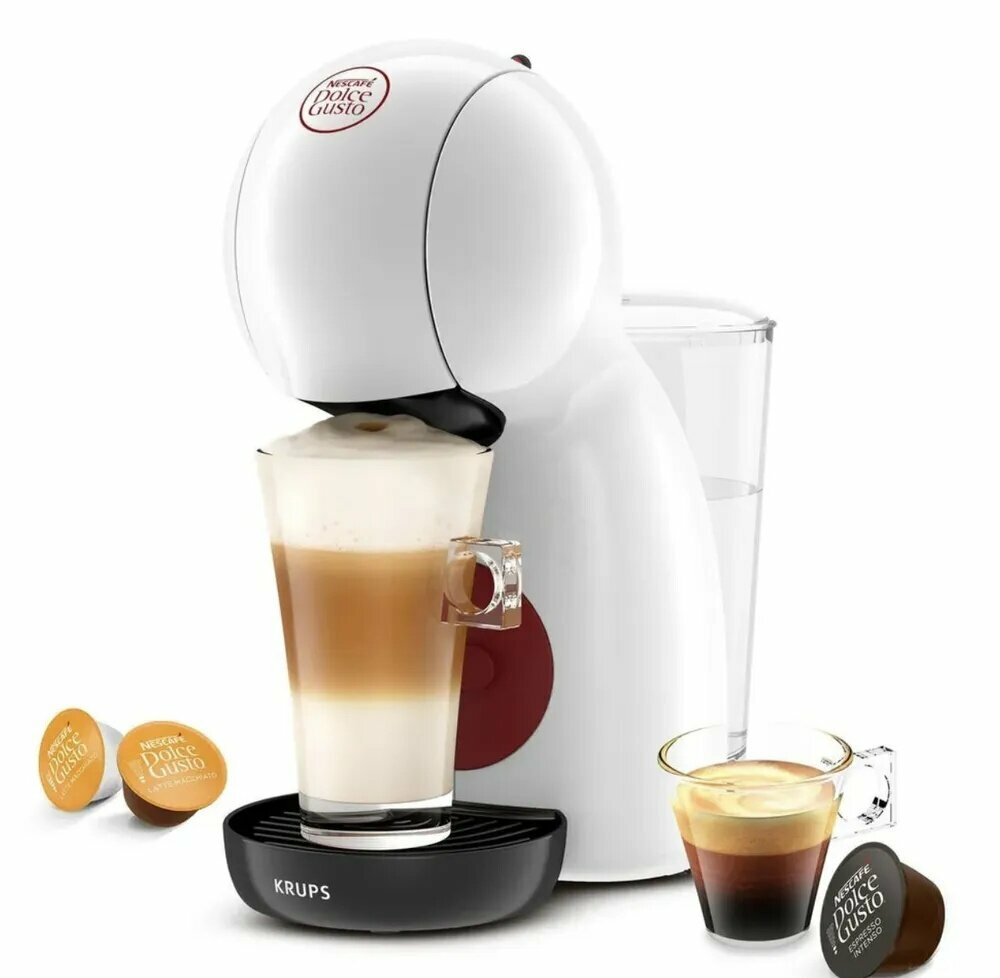 Nescafe Dolce Gusto Капсульная кофемашина x2, белый, оранжевый