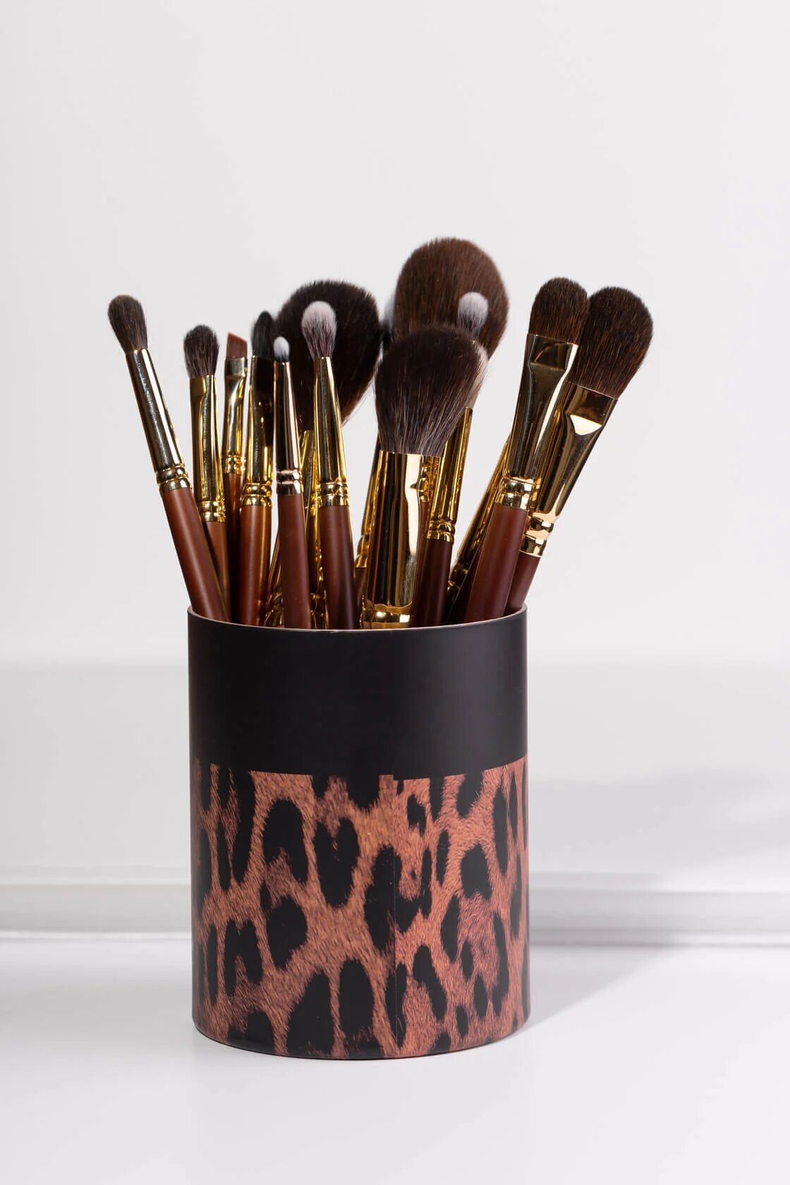 Набор кистей PANFILOVSKAYA BEAUTY PRO1, 20 штук, в футляре леопардового принта