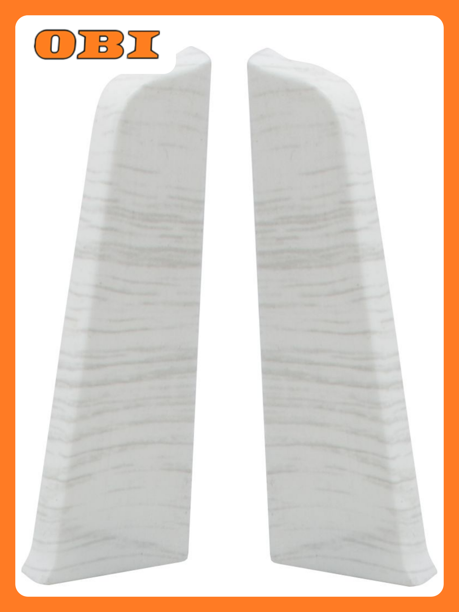 Заглушки (левая+правая) к напольному плинтусу Salag Lima Баллард