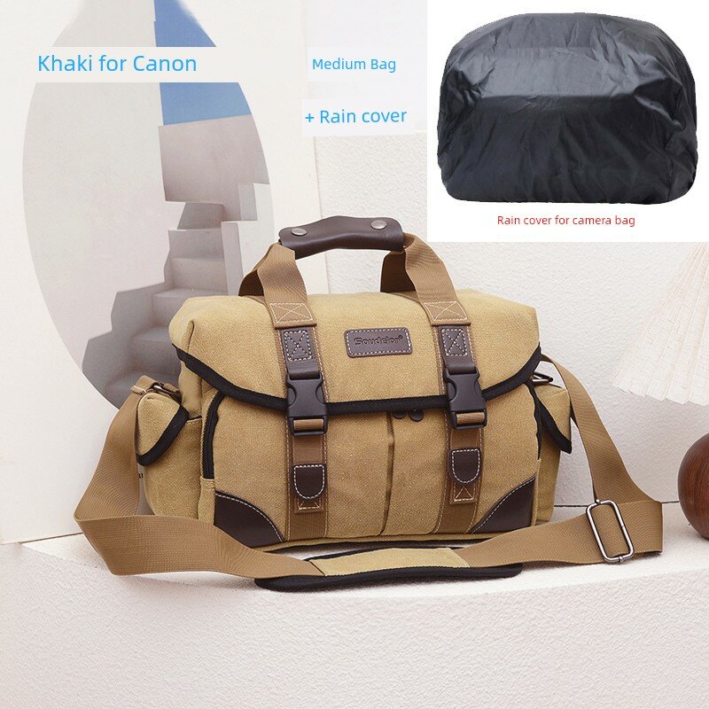 Сумка для фотоаппарата, подходящая для зеркальных камер Canon (для мужчин и женщин), сумка для беззеркальных камер