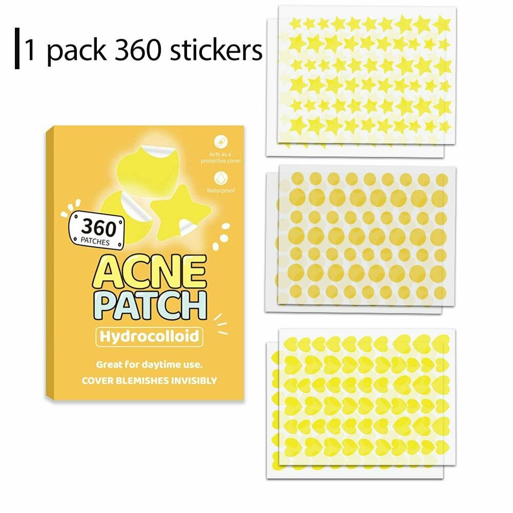 Патчи от прыщей и акне пластыри уходовые точечные, 360шт.