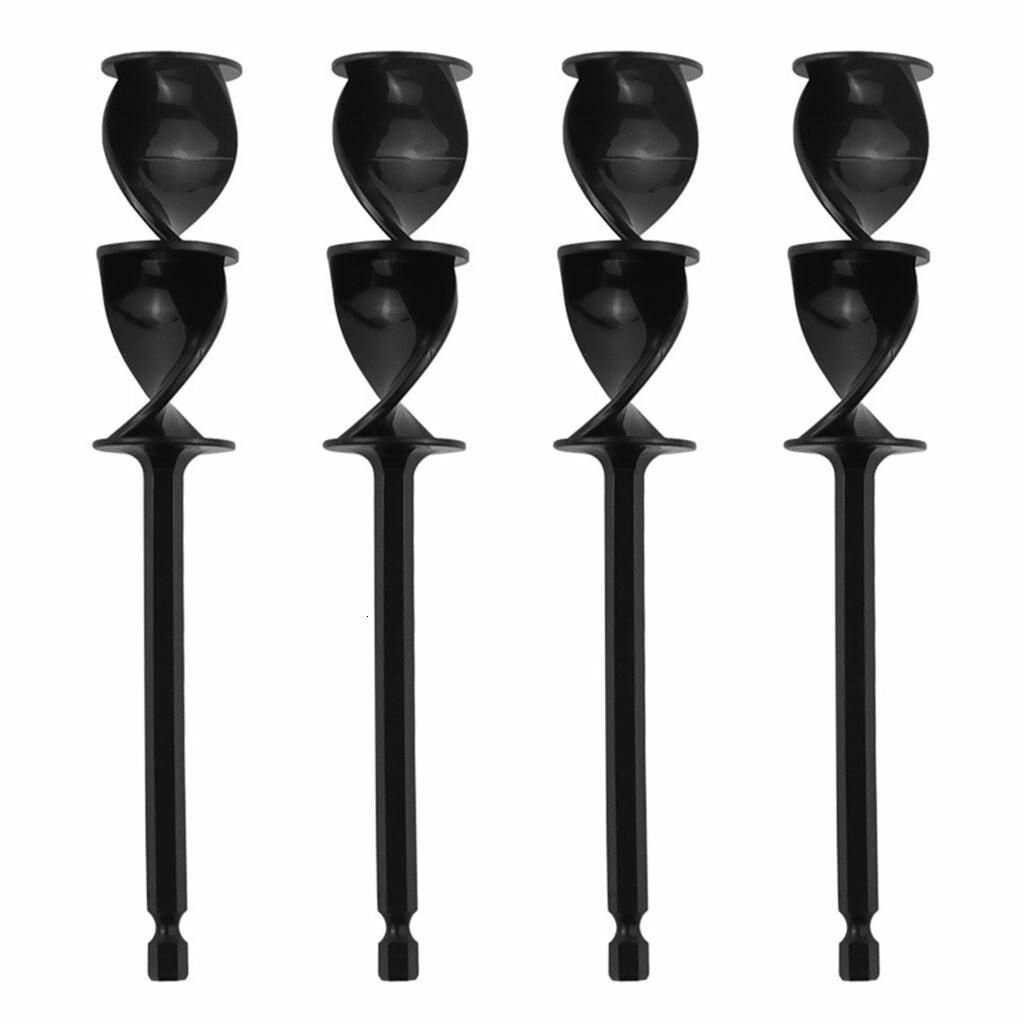 Набор инструментов,1 комплект из 4 штук, краска из эпоксидной смолы, порошковая шпаклевка, стержень для смешивания цементного покрытия-черный