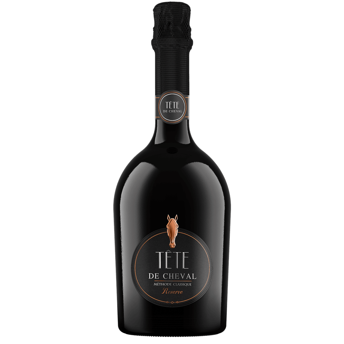 Вино игристое Tete de Cheval Brut Reserve белое брют 0,75 л