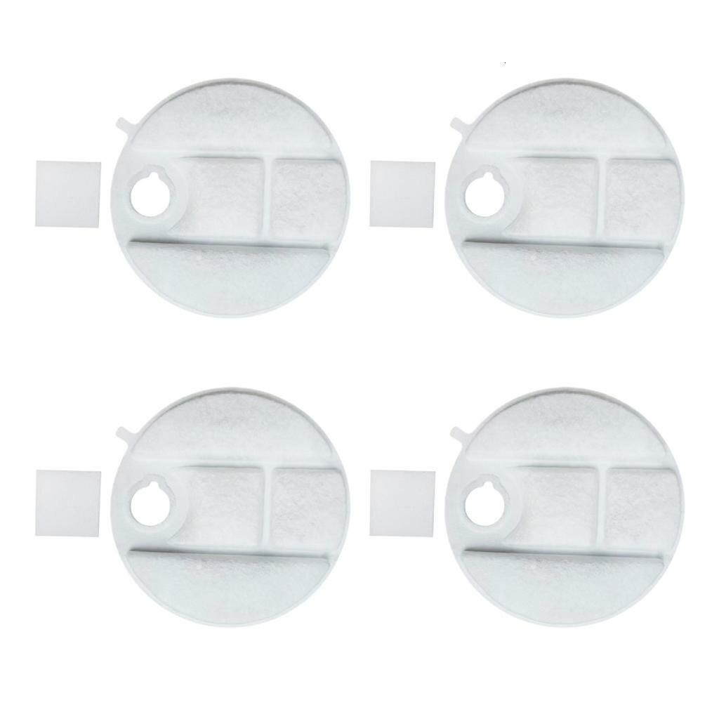 4 круглых фильтра для питьевого фонтанчика животных