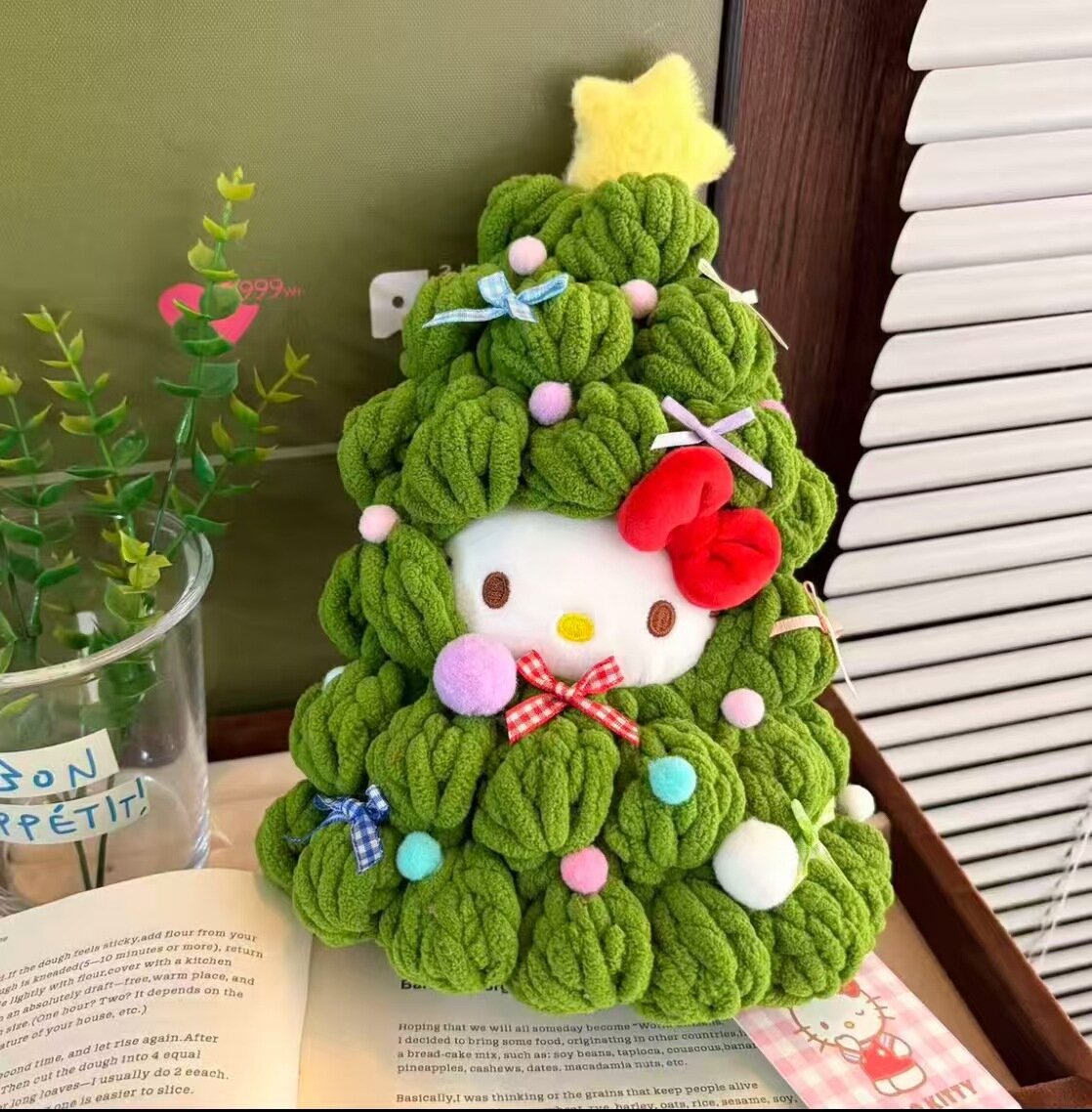 Настоящая кошачья рождественская елочная игрушка, подвеска, плюшевая кукла, брелок, рождественский подарок для женщин