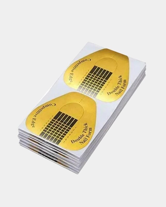 Формы для наращивания ногтей, широкие и узкие 50, 100 штук