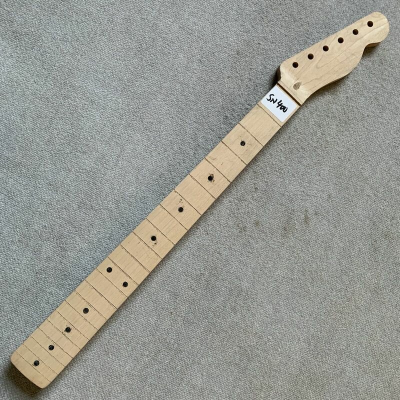 SN400 Гриф для электрогитары Telecaster (TL) кленовый, необработанный, для правшей, накладка палисандр, анкерный стержень, DIY/замена