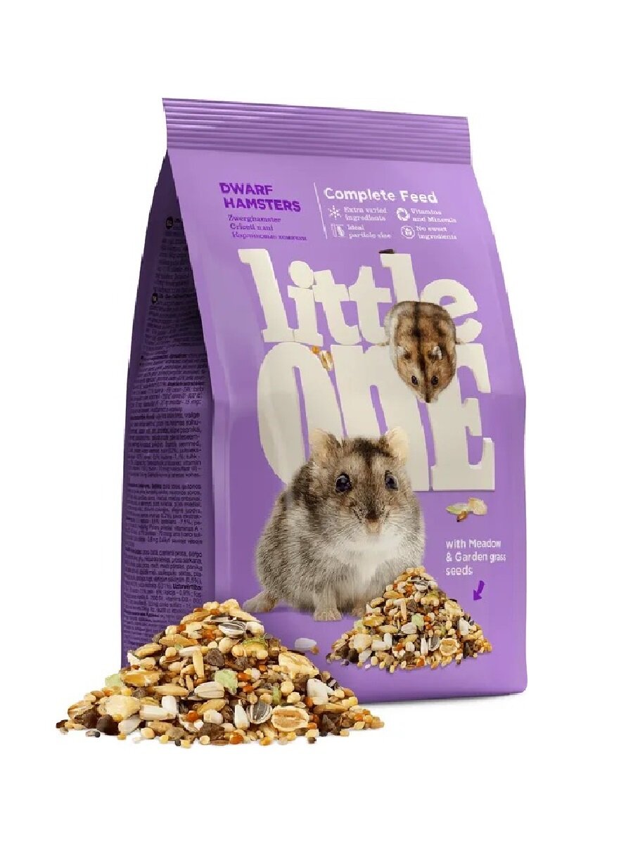 Little One Корм для карликовых хомячков 400г (5 штук)