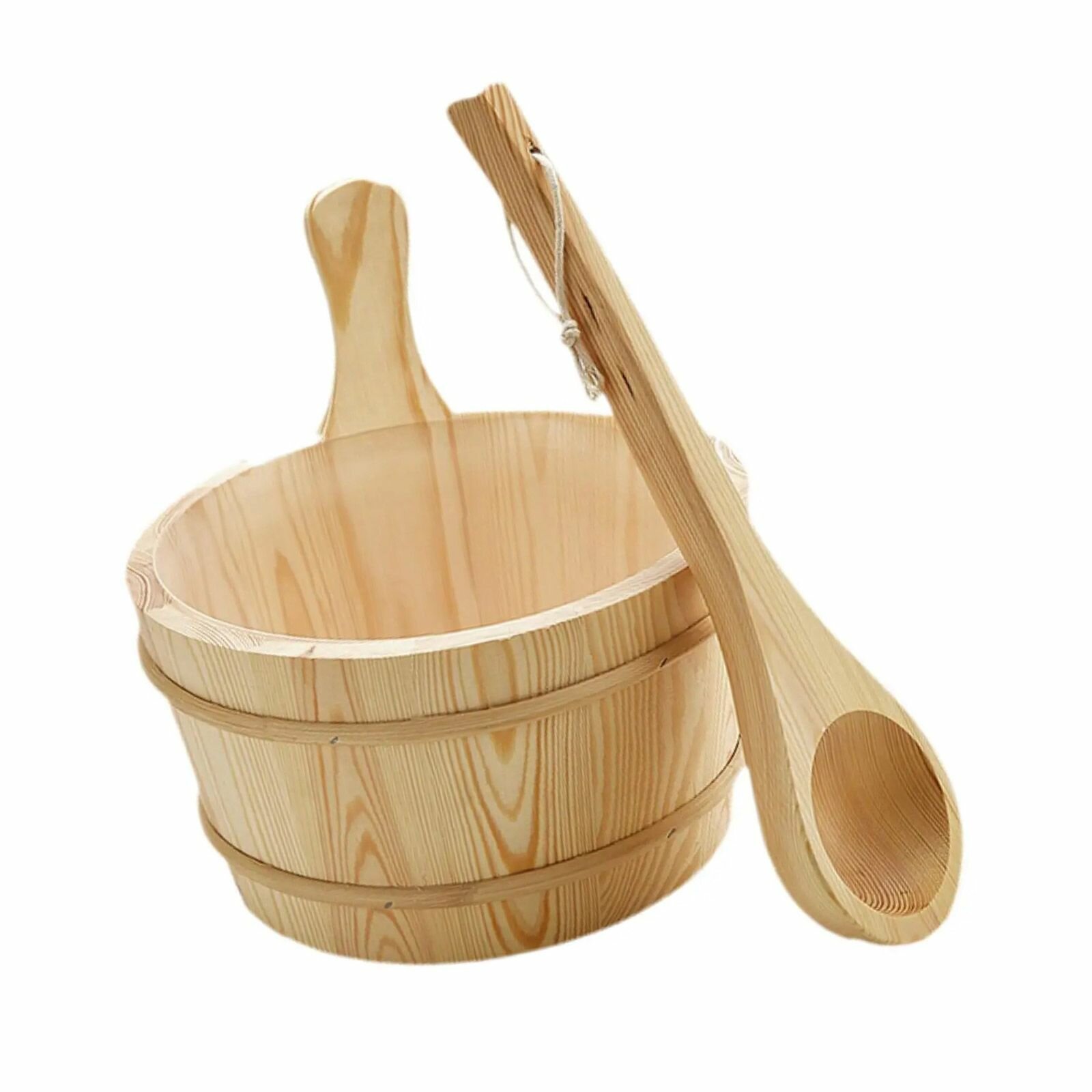 Практичное ведро для сауны 4л и ковш парной