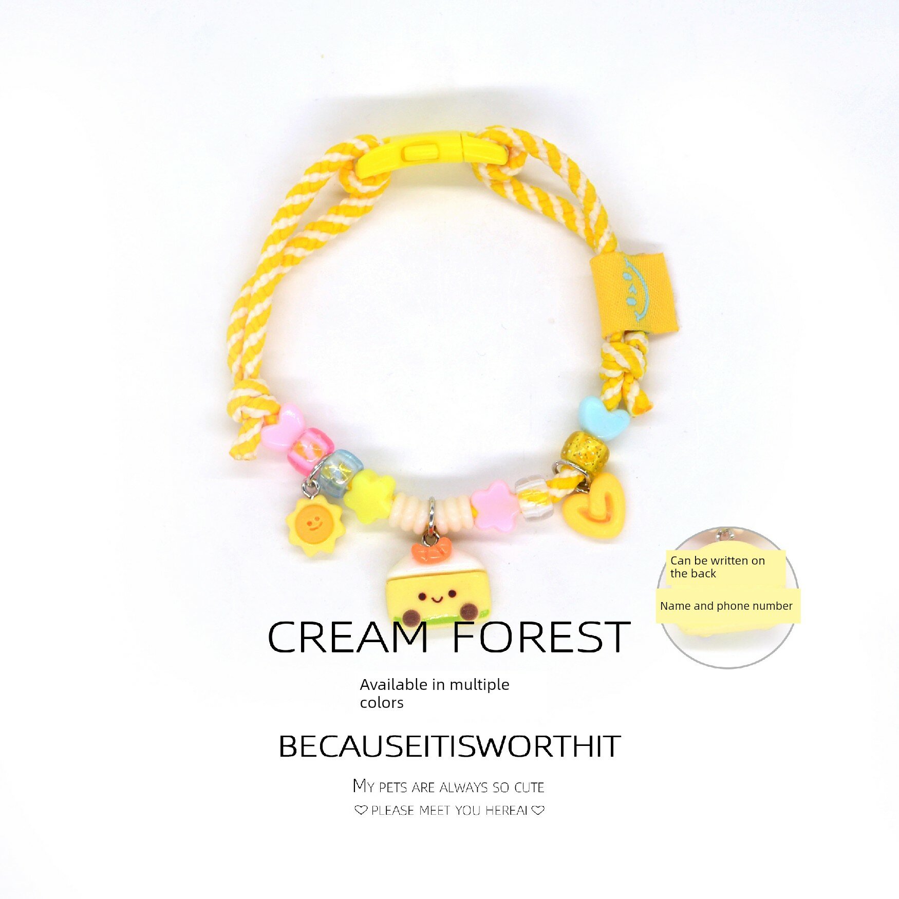 Картинка кошки и собаки ошейник регулируемый 20-30 см безопасность для маленьких собак с гравировкой