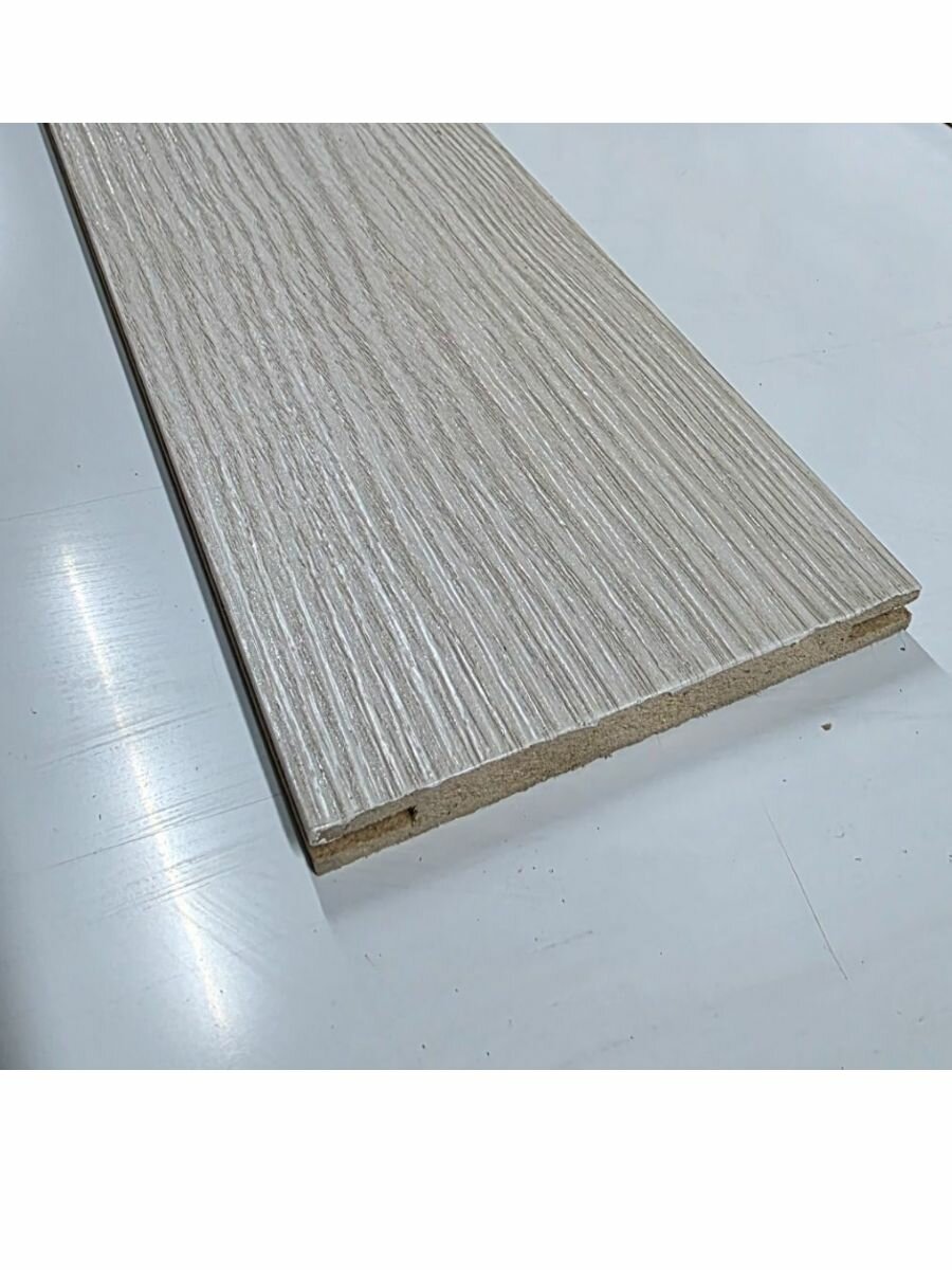 Добор телескопический дверной , Экошпон, Лиственница белая, 100х2070 мм