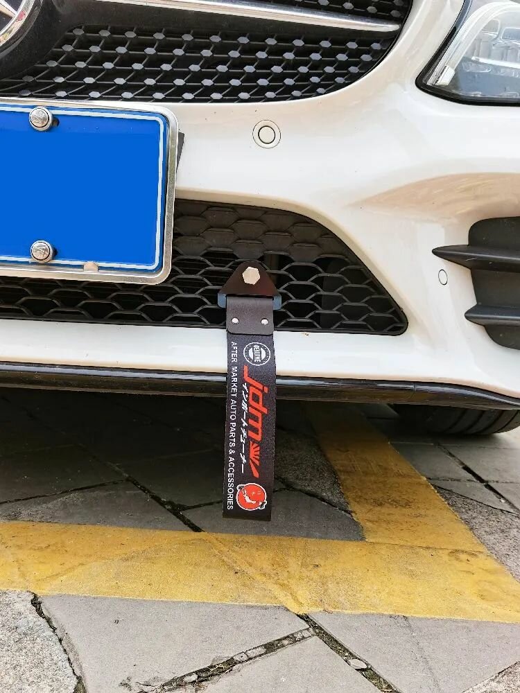 Японский стиль буксировочный трос с декоративным кольцом для JDM тюнинга и безопасной буксировки