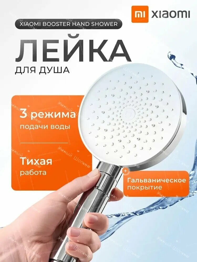 Лейка для душа Xiaomi Mijia Booster Hand Shower (MJZYSCHS01DB)
