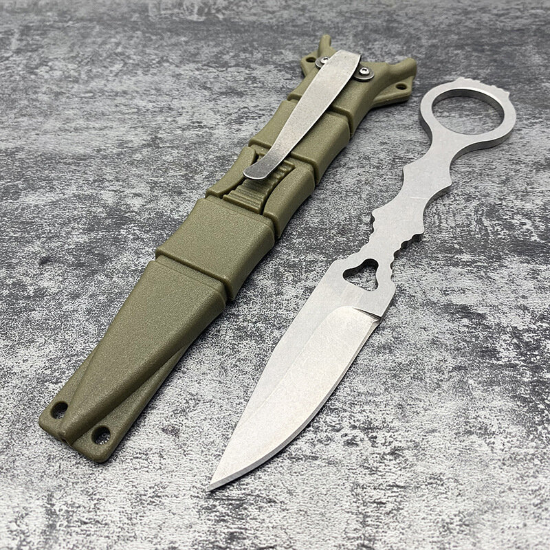 Benchmade176 Компактный прямой нож формата EDC с лезвием высокой твердости, универсален для выживания на природе, нарезки фруктов и экстренной самообороны