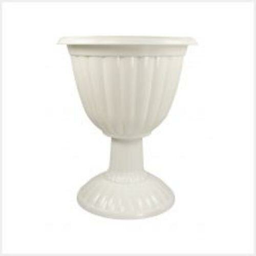 Вазон для цветов жасмин 12Л ВЫС НОЖ БЕЛ альтернатива