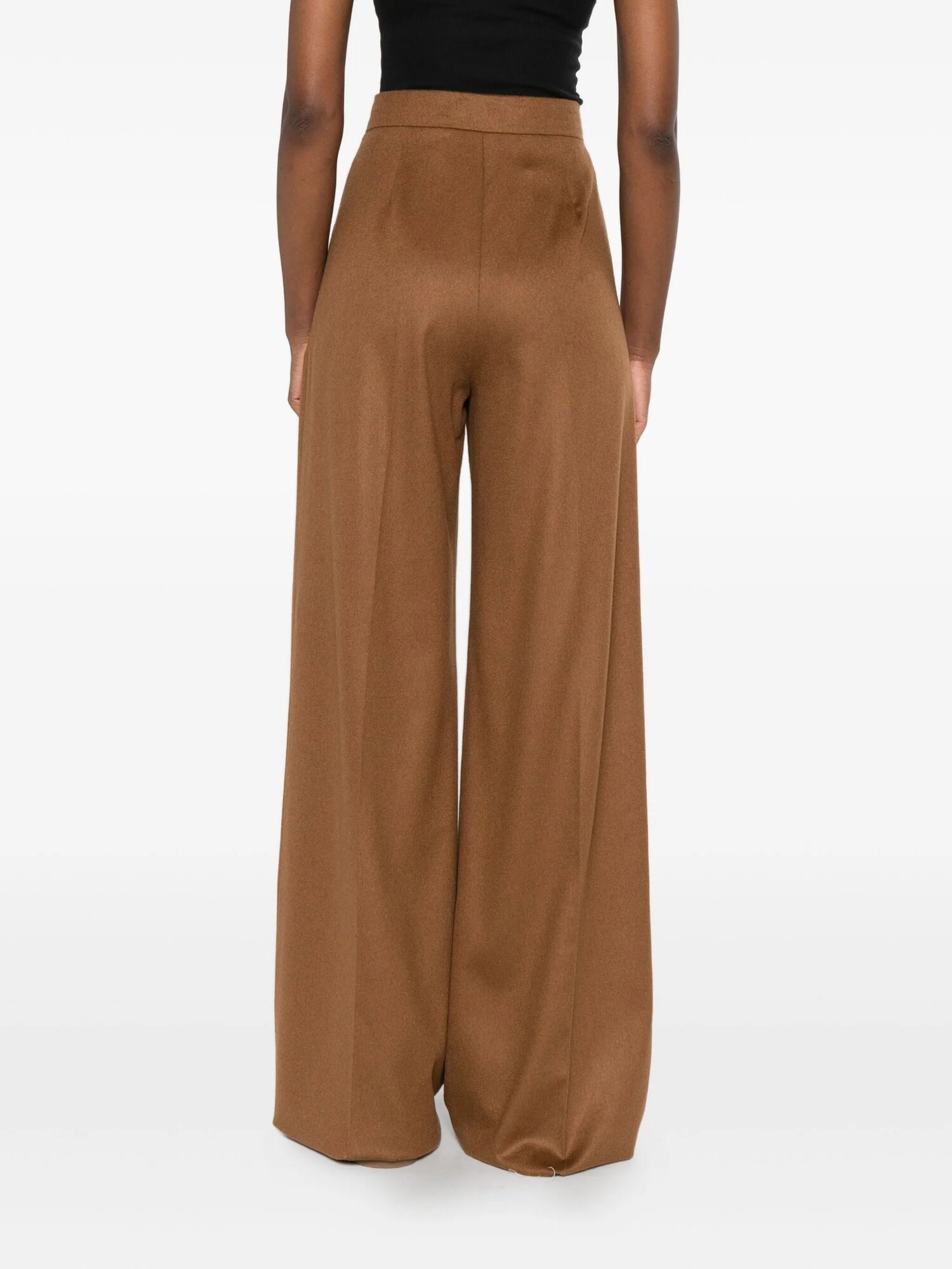 Брюки классические Max Mara, размер 38, коричневый — фото 1