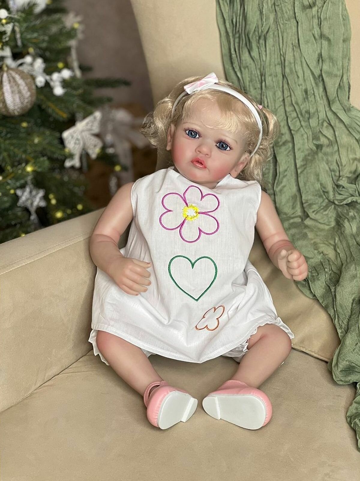 Кукла Реборн мягконабивная 60 см