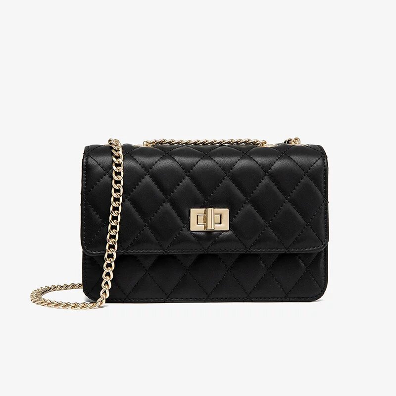 Сумка Clever&Ketch для женщин 2025 года, новая модная маленькая сумка в стиле Chanel, стеганая сумка с цепочкой, модная сумка через плечо, кроссбоди