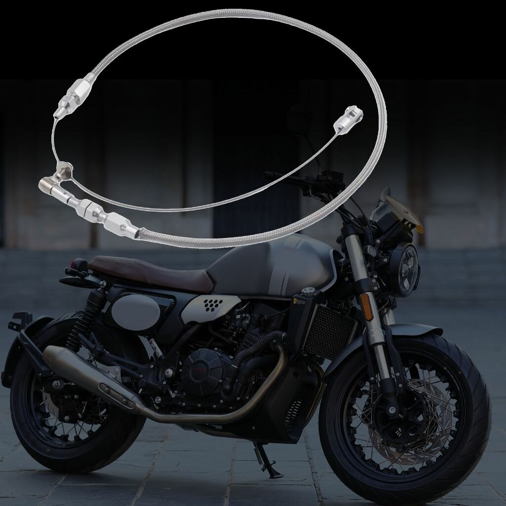 24-дюймовый универсальный кабель из нержавеющей стали, трубка в оплетке стали