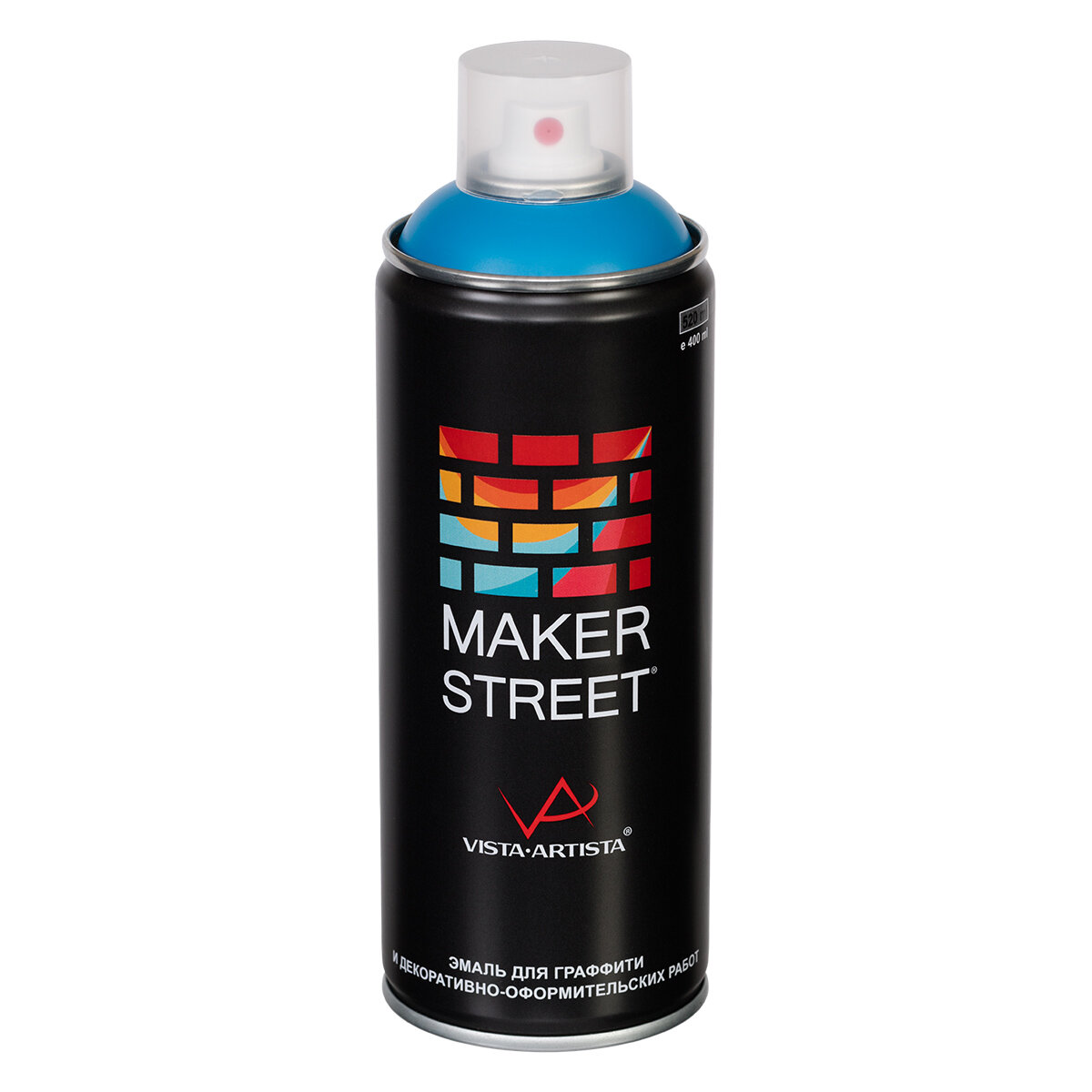 MAKERSTREET краска эмаль для граффити и декоративно-оформительских работ, аэрозоль 400 мл, 507 Синяя тушь, MS400