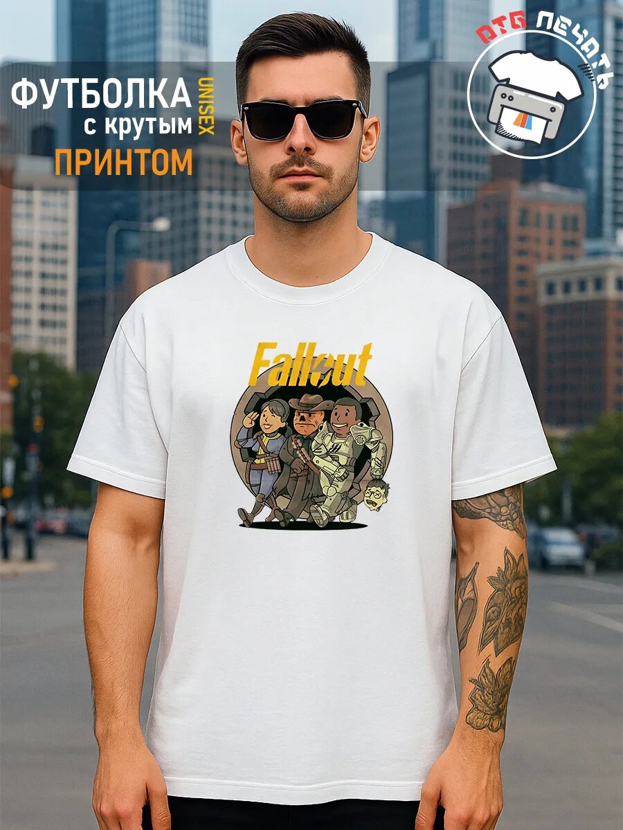 Футболка impremoprint, размер L, белый 3