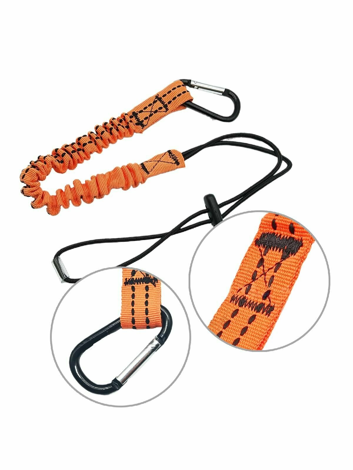 Стропа эластичная одинарная с петлей для крепления инструмента