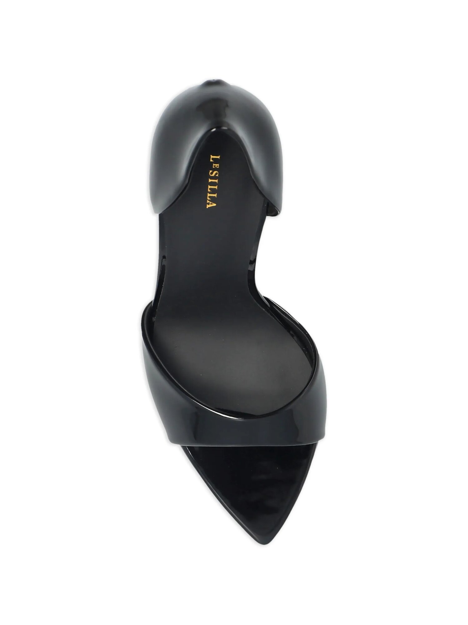 Туфли Le Silla Pointed open toe pumps, размер 38.5, black/black — фото 1