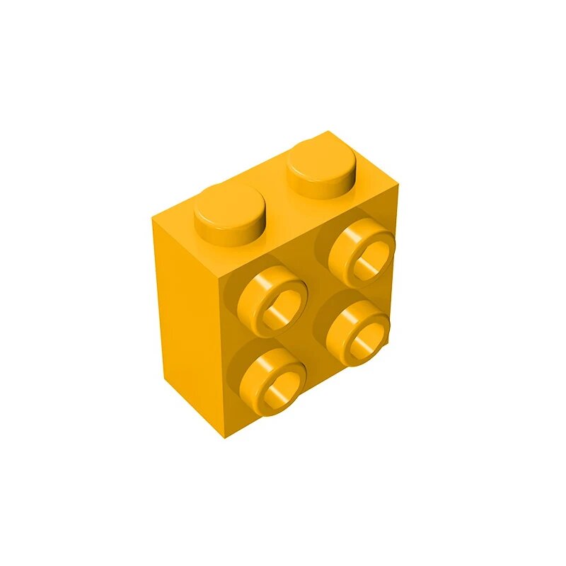 Желтый LEGO кирпич 1x2x1, Цвет: 036