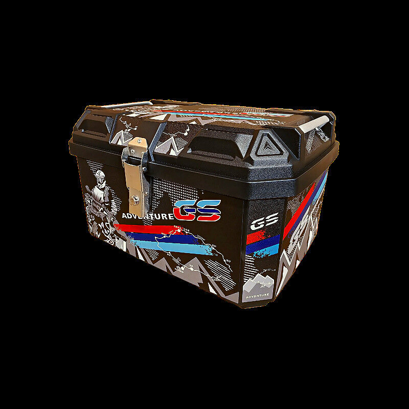 80-литровый мотоциклетный багажник, большой объем, багажник для электромобиля, ящик для инструментов, педаль, гоночный ящик, черный рыцарь, ящик для доставки